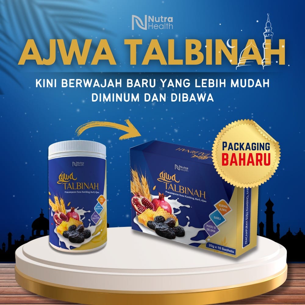 Talbinah Ajwa – Telan yang baik insyaallah sihat